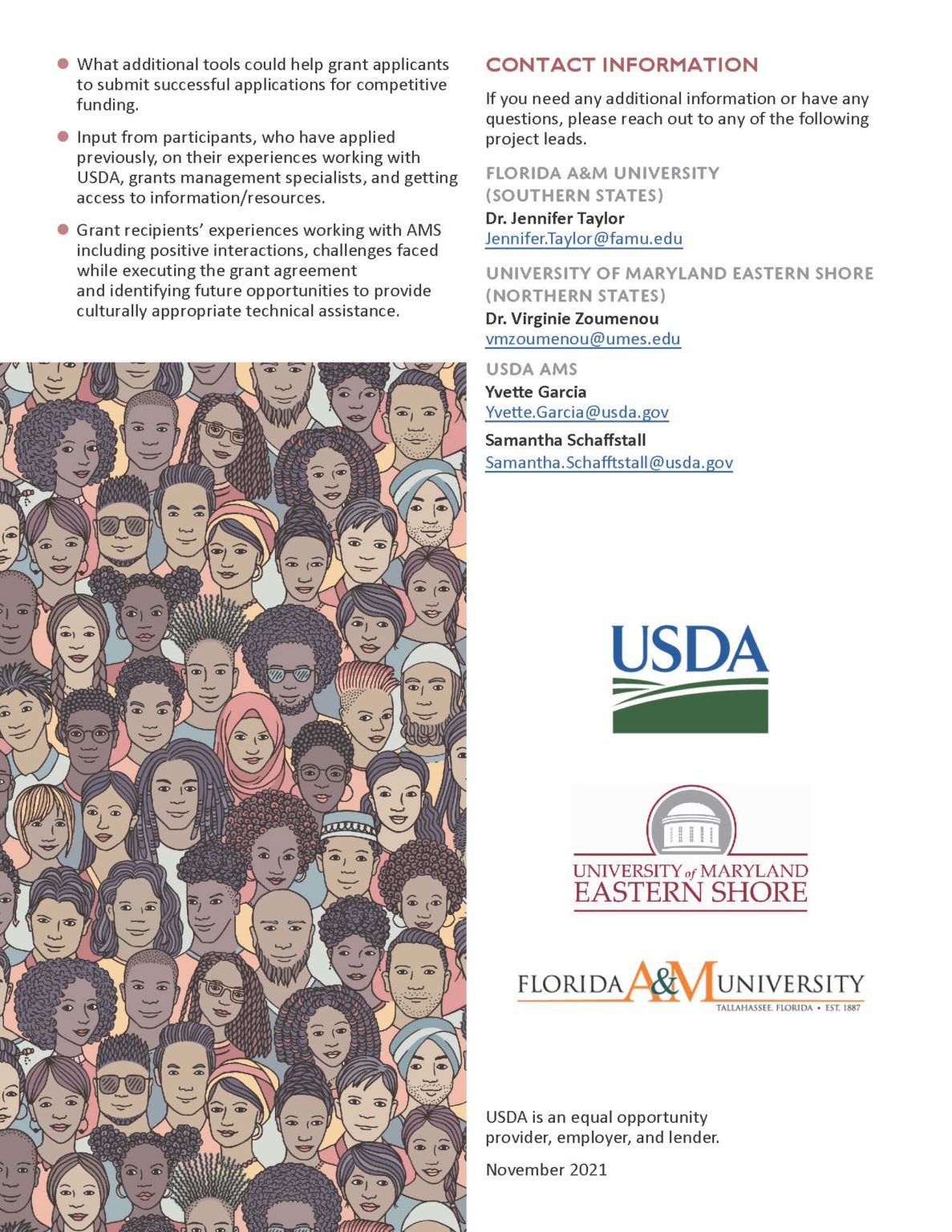 Evaluating USDA AMS Grant Programs | UMES Extension